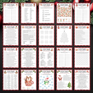 Christmas Games Printable , Christmas Bundle , Christmas Games ...