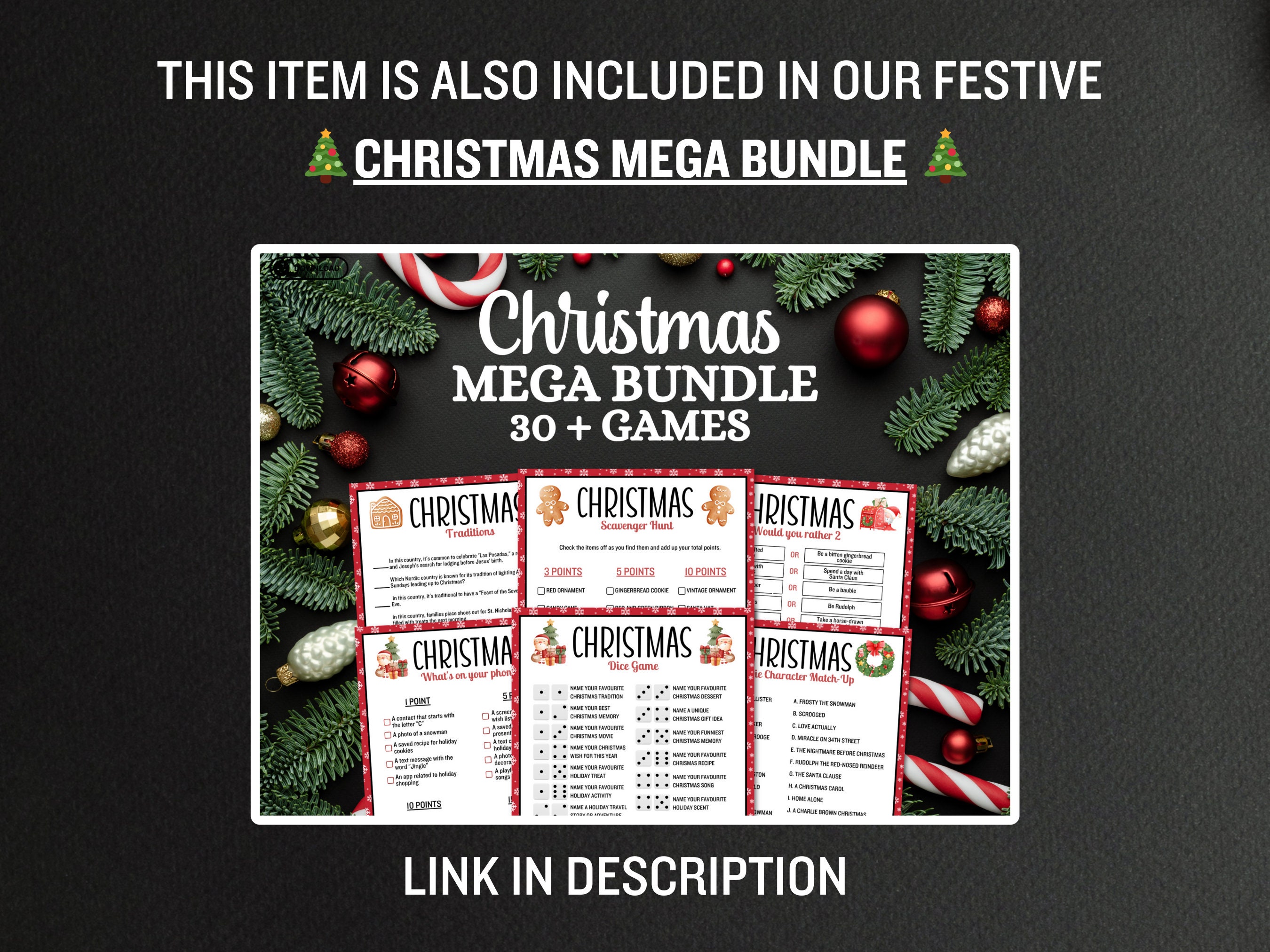 Christmas True or False, Christmas Printable Games, Christmas Party ...