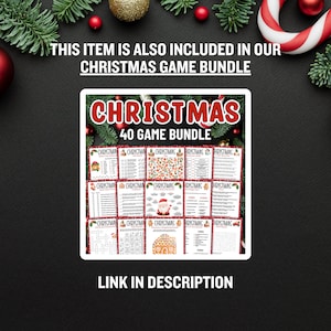 Christmas Trivia , Christmas Printable Game, Fun Christmas Quiz ...