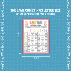 Easter Egg Exchange Dice Game, Easter Dice Game, Egg Exchange Game ...