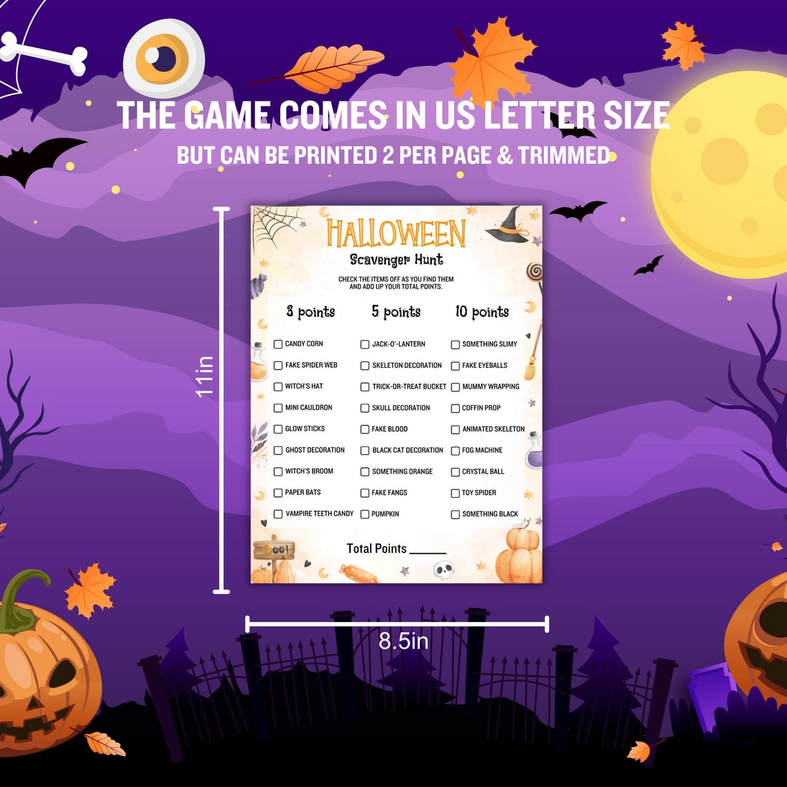 Halloween Scavenger Hunt, Halloween Hunt, Halloween Fun Activities ...