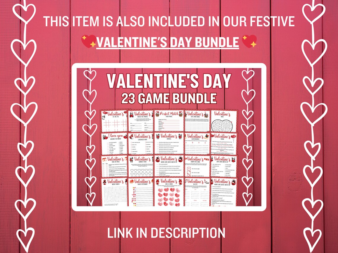 Valentine's Emoji Pictionary, Valentine's Day Games and Activities ...