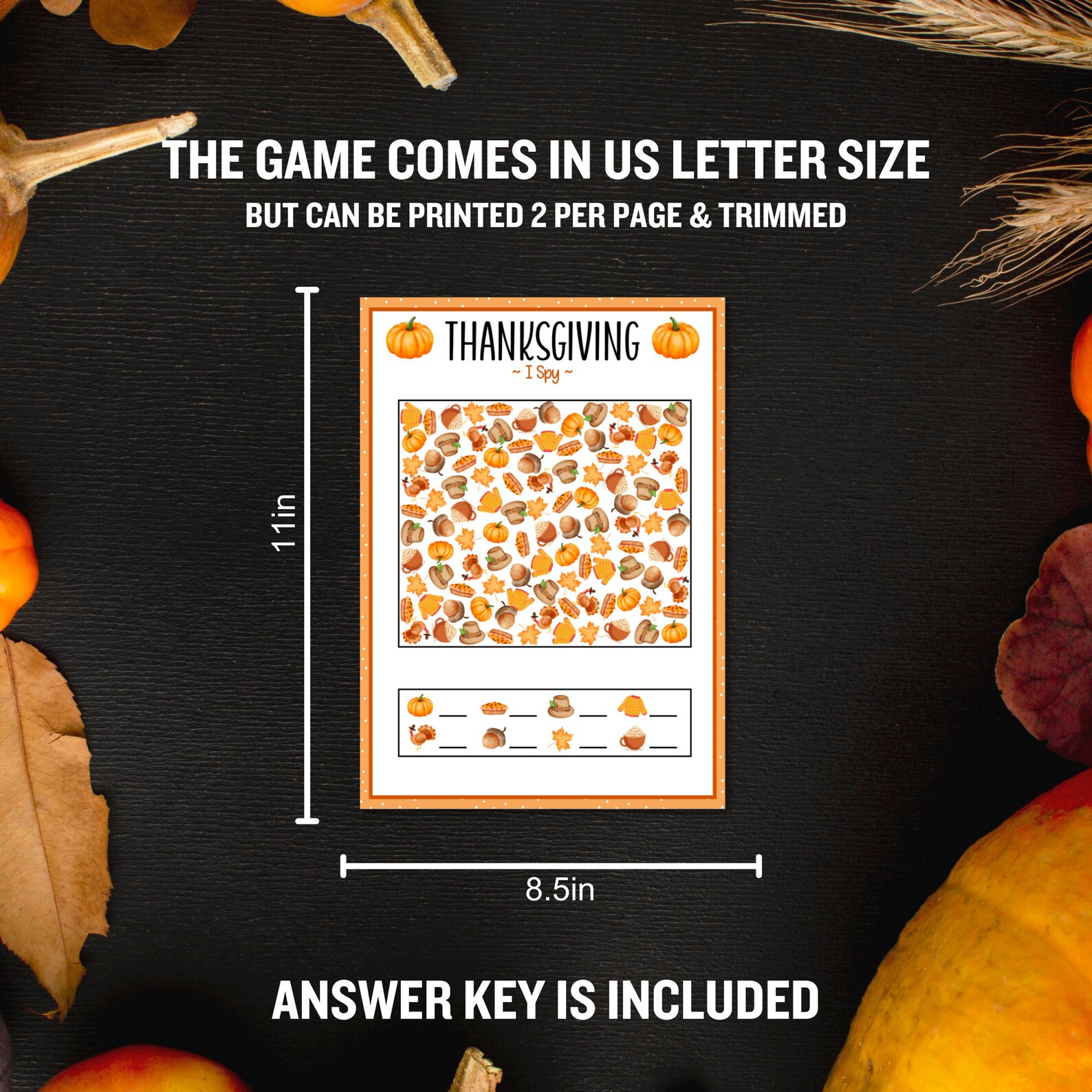 Thanksgiving I Spy Game , Printable Thanksgiving Games and Activities ...