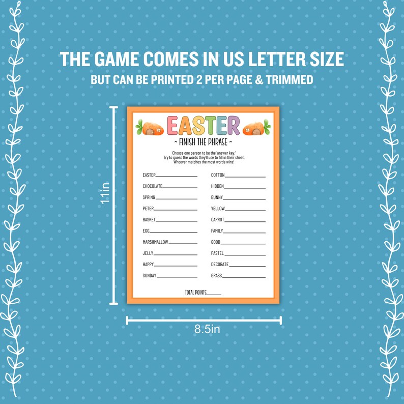 Easter Finish the Phrase, Easter Classroom Games, Easter Family Games ...