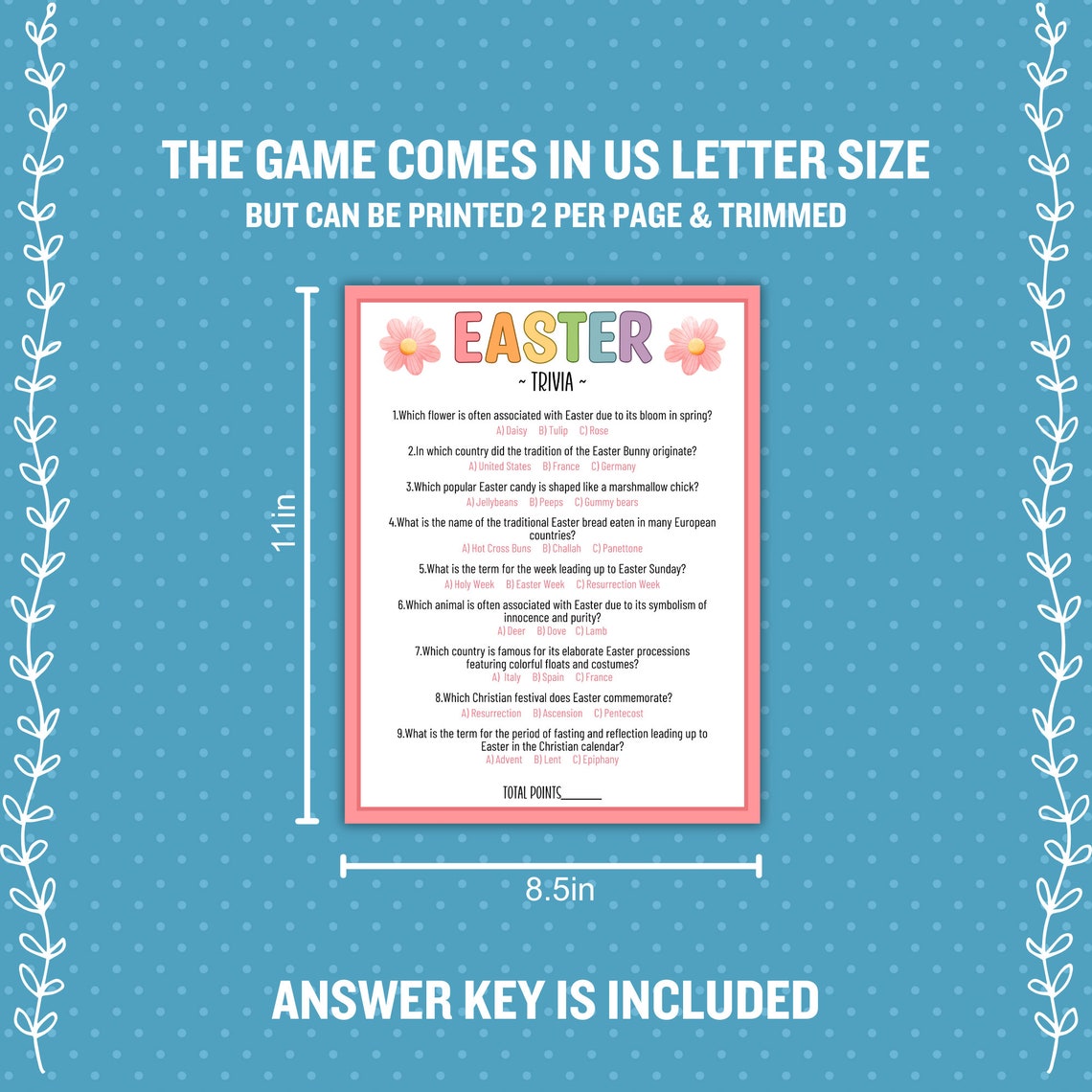 Easter Trivia, Easter Quiz, Easter Games, Easter Party Games and ...