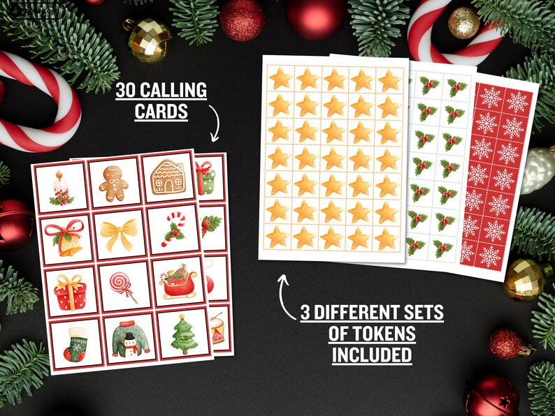 Christmas Bingo, Printable Bingo Cards, Printable Christmas Games and ...