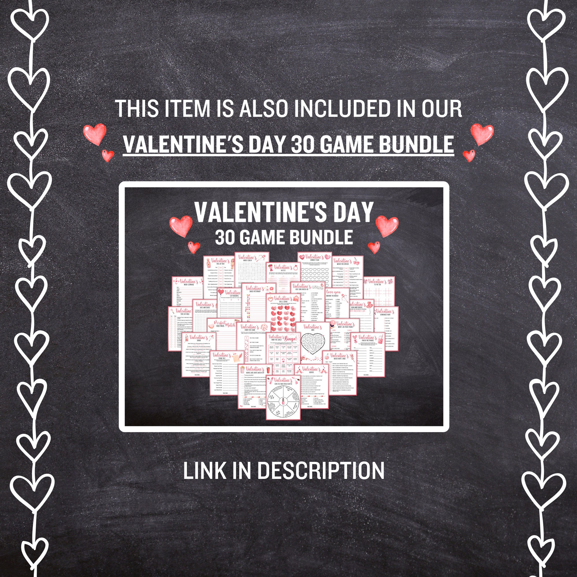 Valentine's Charades / Pictionary, Valentine's Party Games and ...