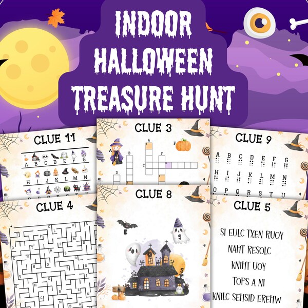 Halloween Scavenger Hunt - Etsy
