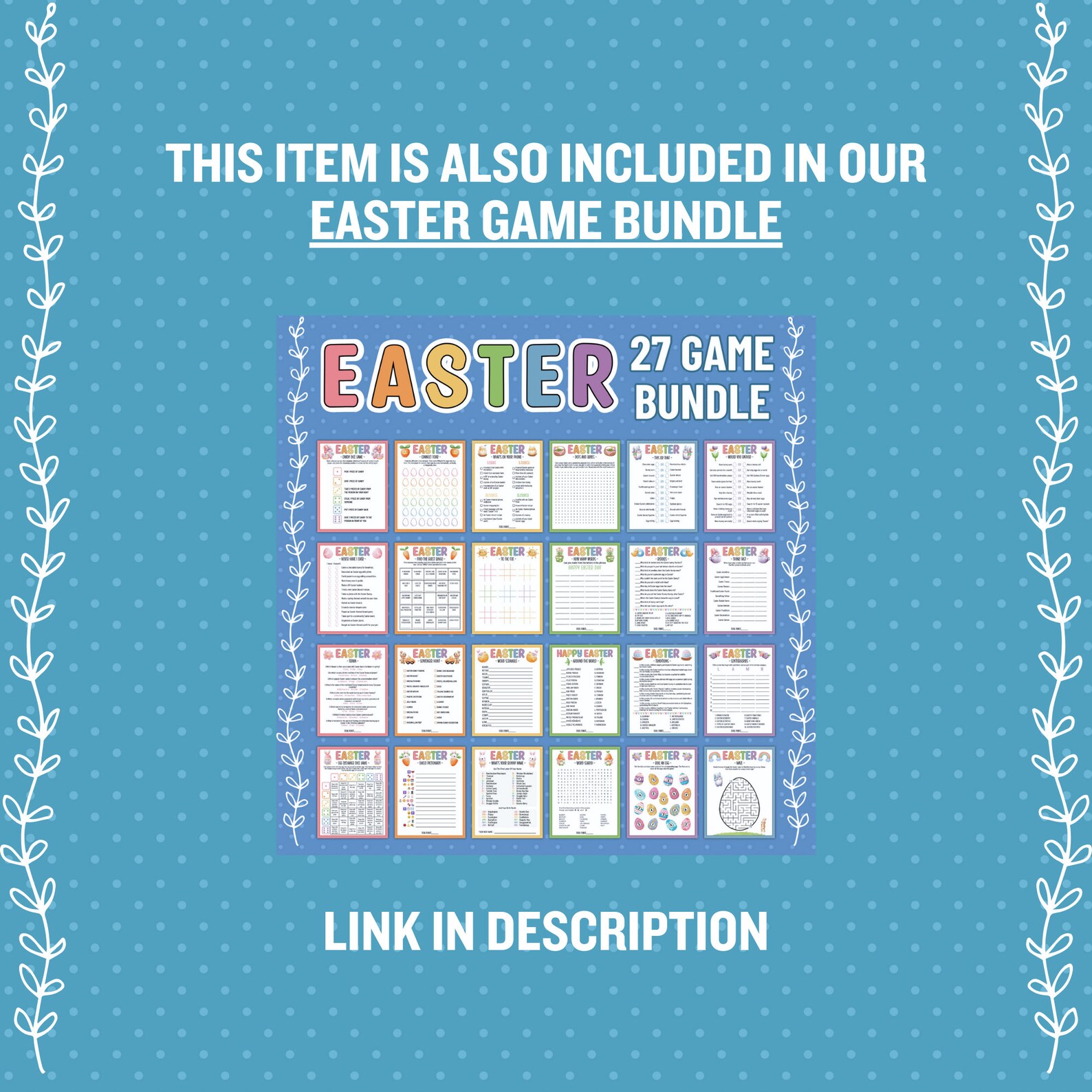Easter Scattergories, Easter Printable Games, Easter Party Games ...