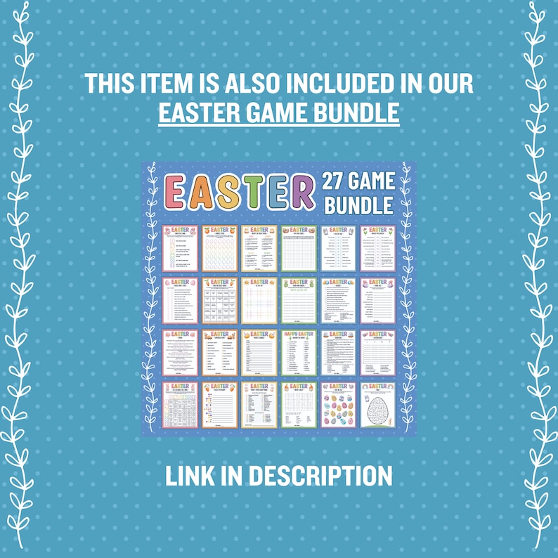 Easter Scattergories, Easter Printable Games, Easter Party Games ...