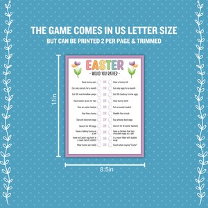 Easter Would You Rather, Easter Games and Activities, Printable Games ...