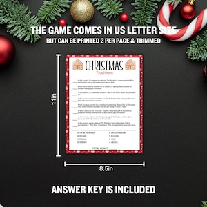 Christmas Traditions, Christmas Printable Games and Activities ...