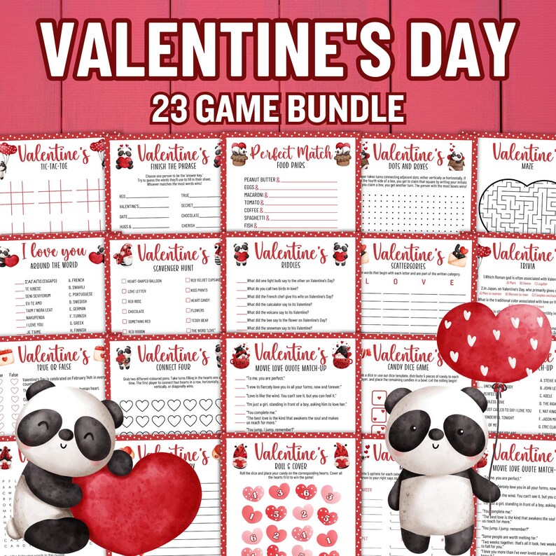 Valentine's Day Party Games for Kids , Valentine's Day Classroom ...