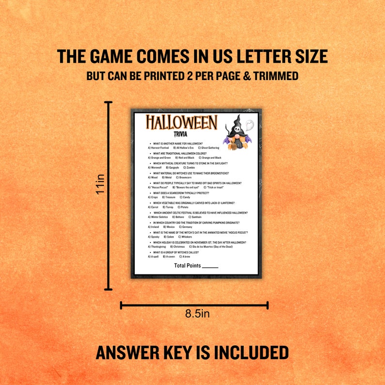 Halloween Trivia, Halloween Quiz, Halloween Activities for Kids ...