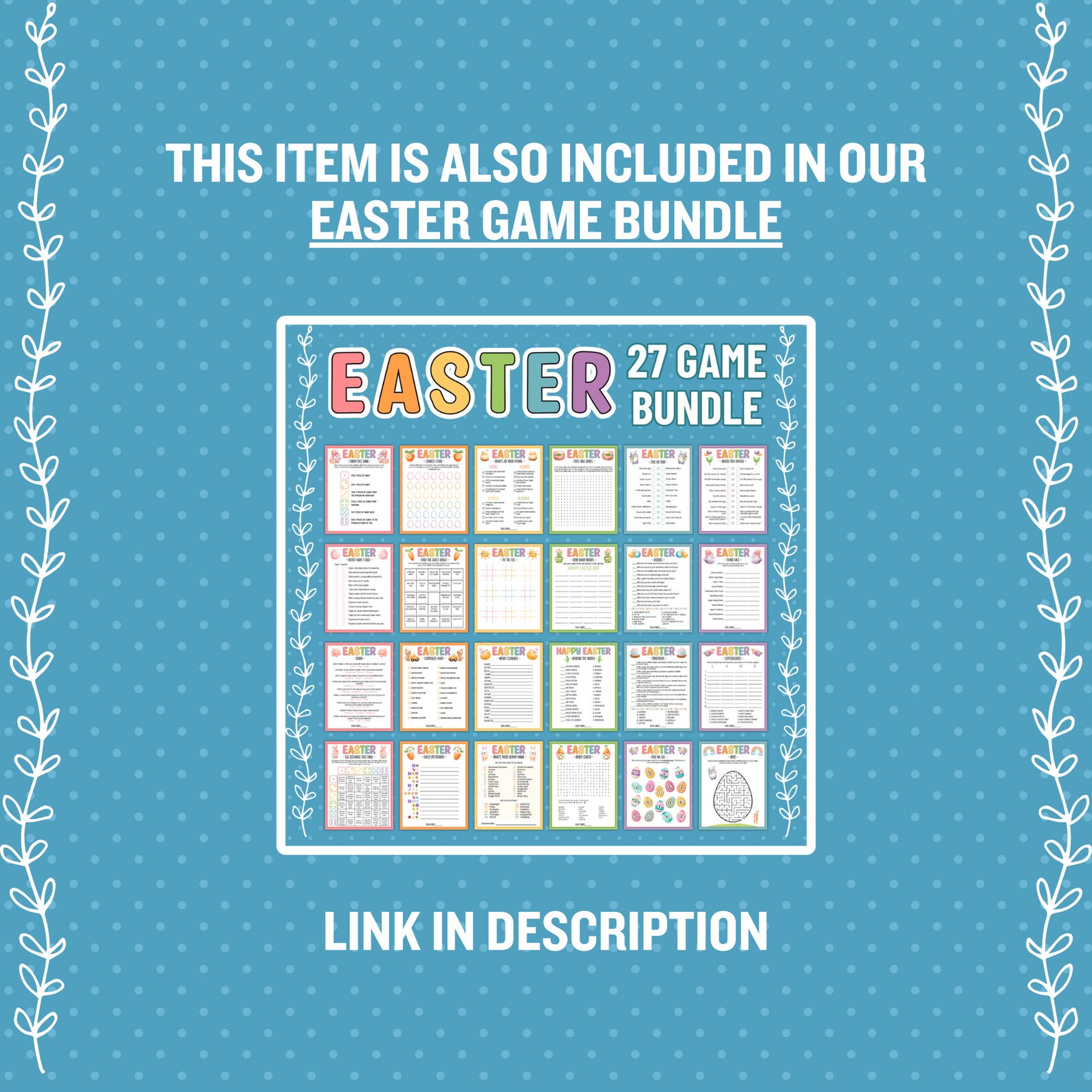 Easter Emoji Pictionary, Easter Printable Games, Easter Party Games and ...