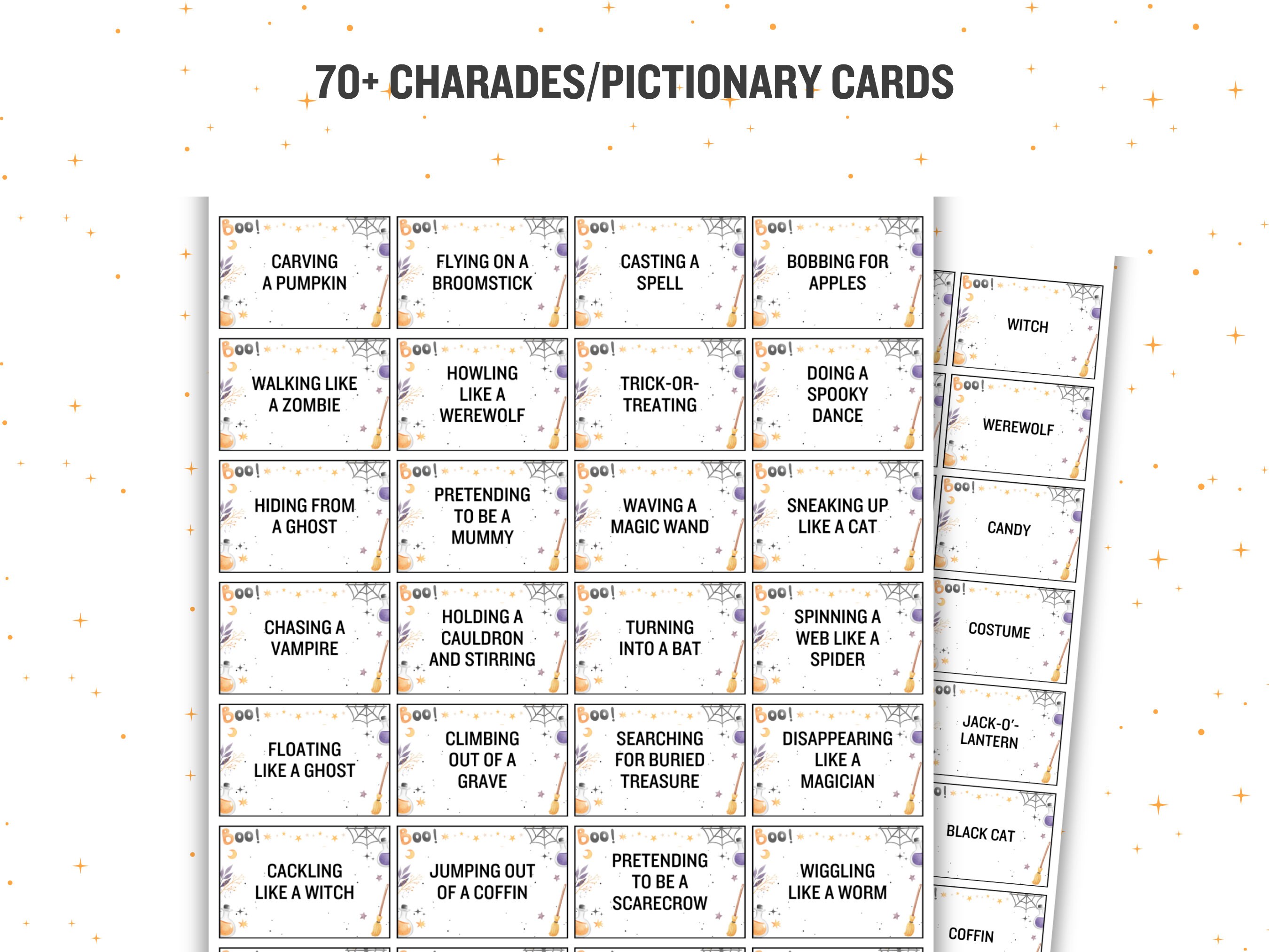 Halloween Game Bundle Printable Halloween Games Halloween - Etsy