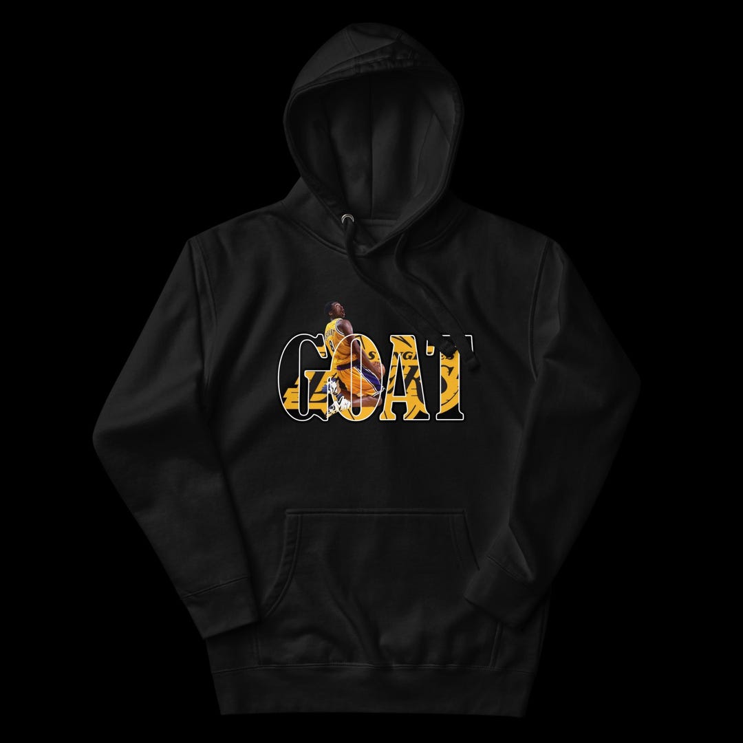 Kobe GOAT, Hoodie, GOAT, Kobe Bryant, Kobe Bryant Fan Gift, Kobe Bryant ...