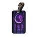 Galactic Luggage Tag, Purple Celestial Name Tag for Suitcase, Gothic ...