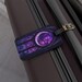 Galactic Luggage Tag, Purple Celestial Name Tag for Suitcase, Gothic ...