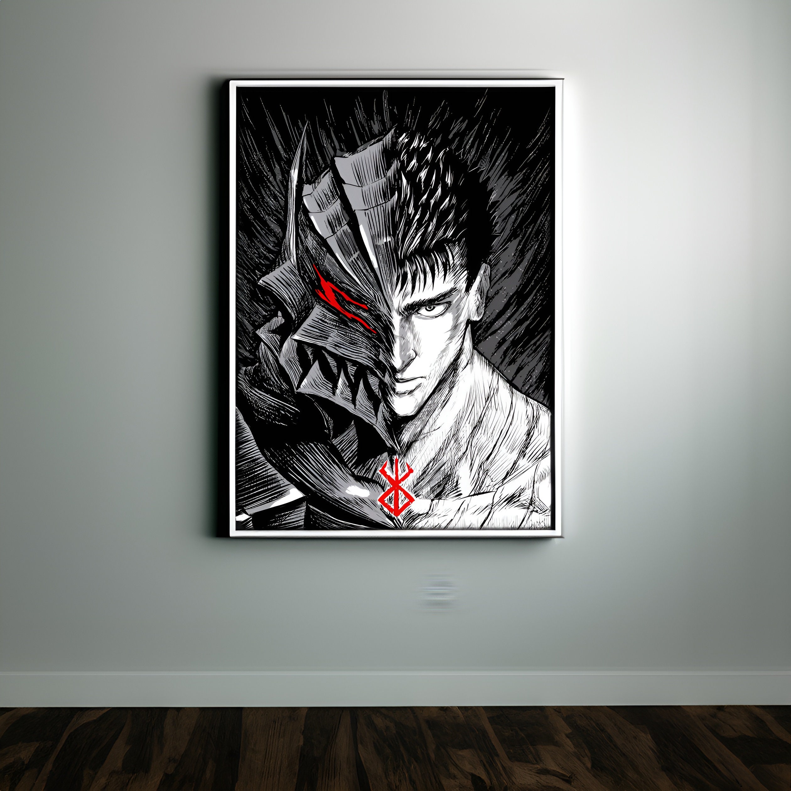 Anime Berserkk-Inspired Posters, Guts Manga Wall Art sold by Annette ...