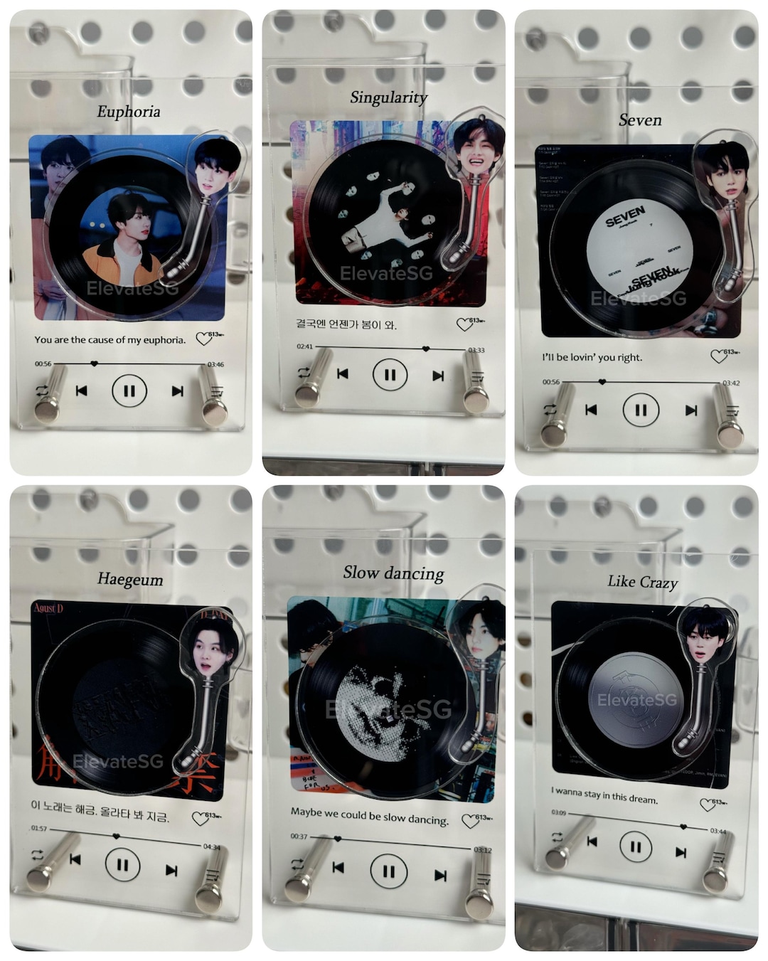 Acrylic Vinyl Record Standee Display customisation Bts/kpop/any Etc - Etsy