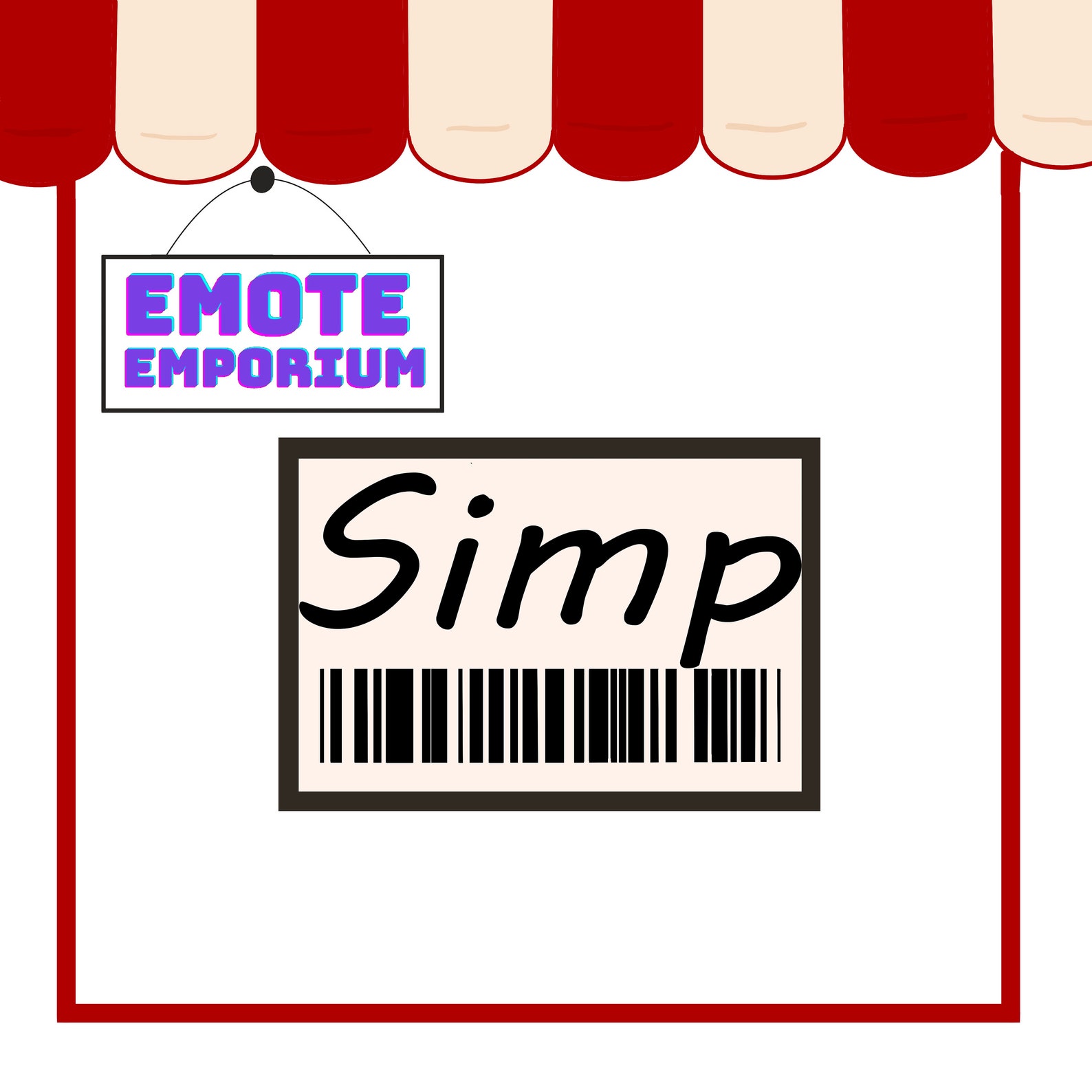 Simp Card Emote Simp Twitch Emote Discord Youtube - Etsy