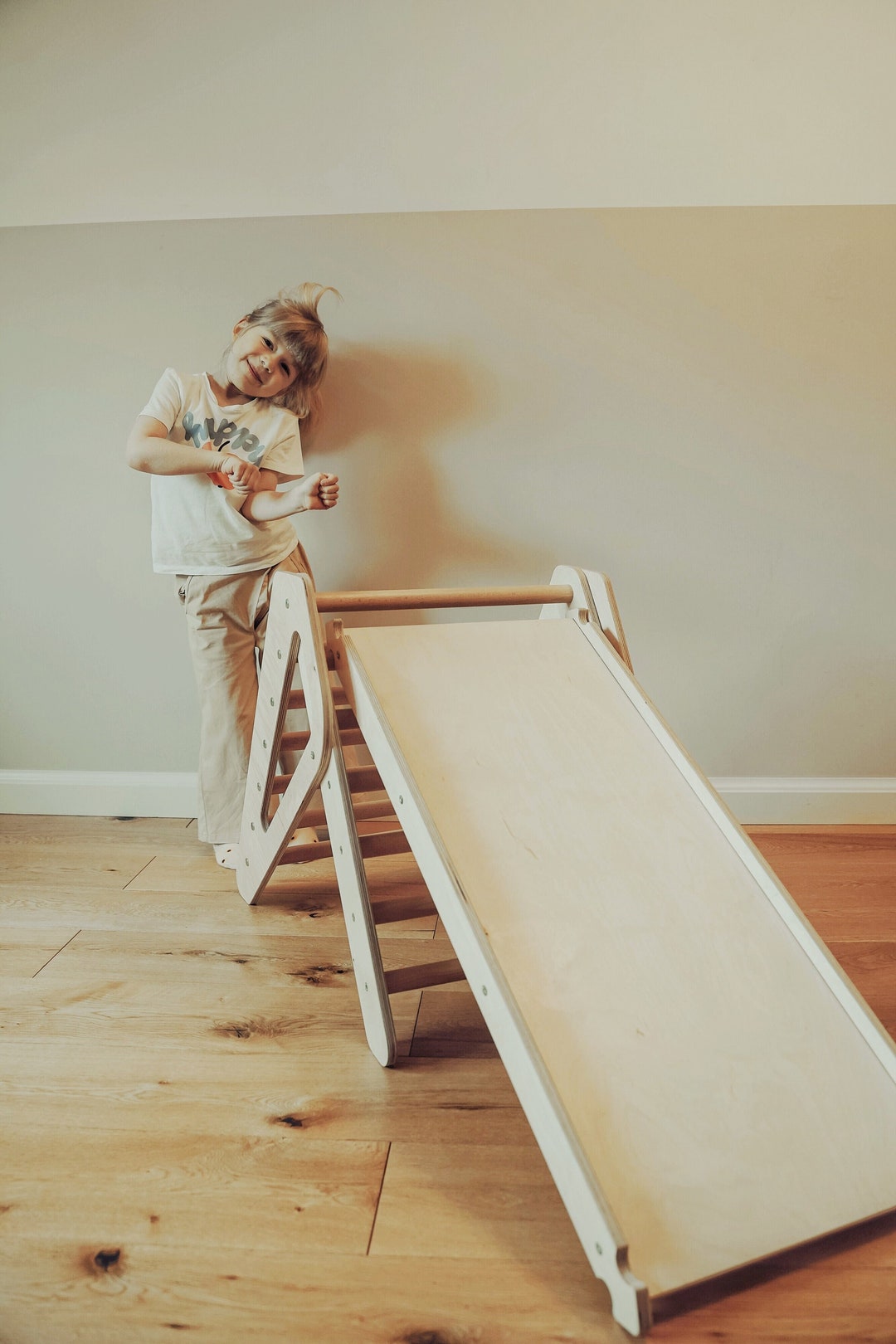 Wooden Ramp and Slide Montessori Furniture Handmade Wooden Furniture ...