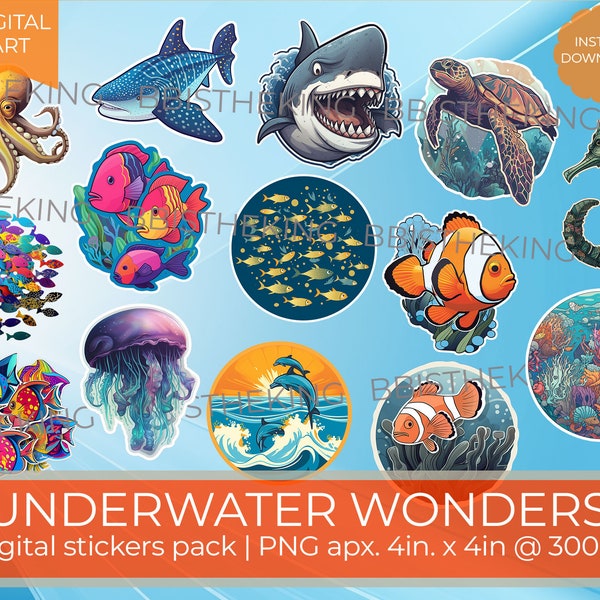 Underwater Graphics - Etsy