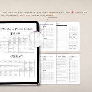 Moon & Astrology Planner 2025, Lunar Cycle Tracker, Zodiac Journal ...