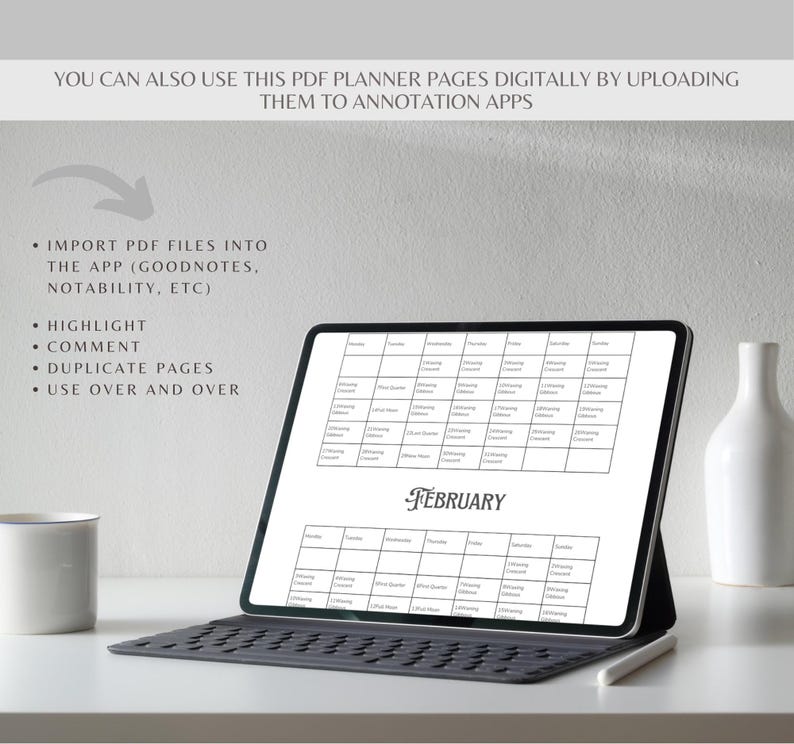 Moon & Astrology Planner 2025, Lunar Cycle Tracker, Zodiac Journal ...
