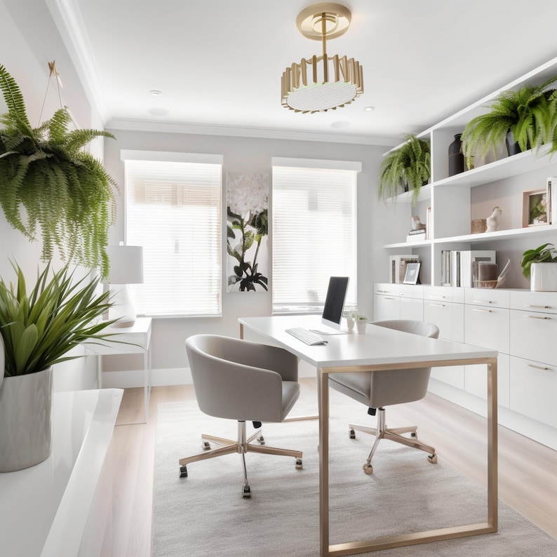 Sophisticated Virtual Office Backgrounds - Elevate Your Zoom Meetings ...