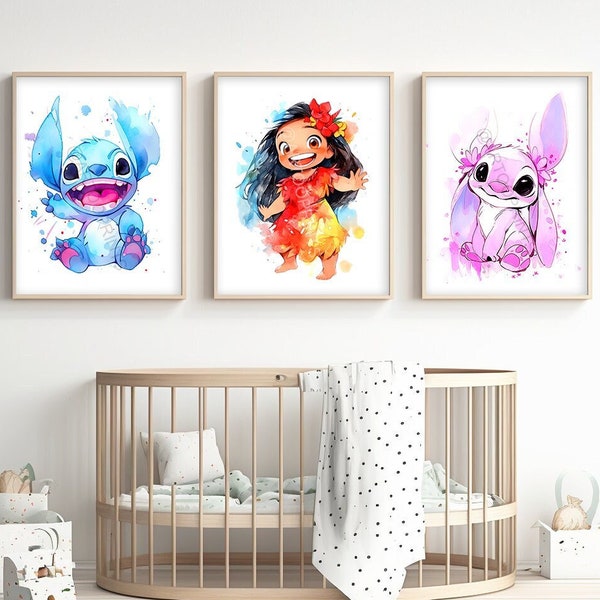 Stitch Poster - Etsy