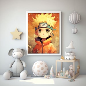 Set of 4 Cartoon Popular Anime Series Anime Poster Set, Anime Gift ...