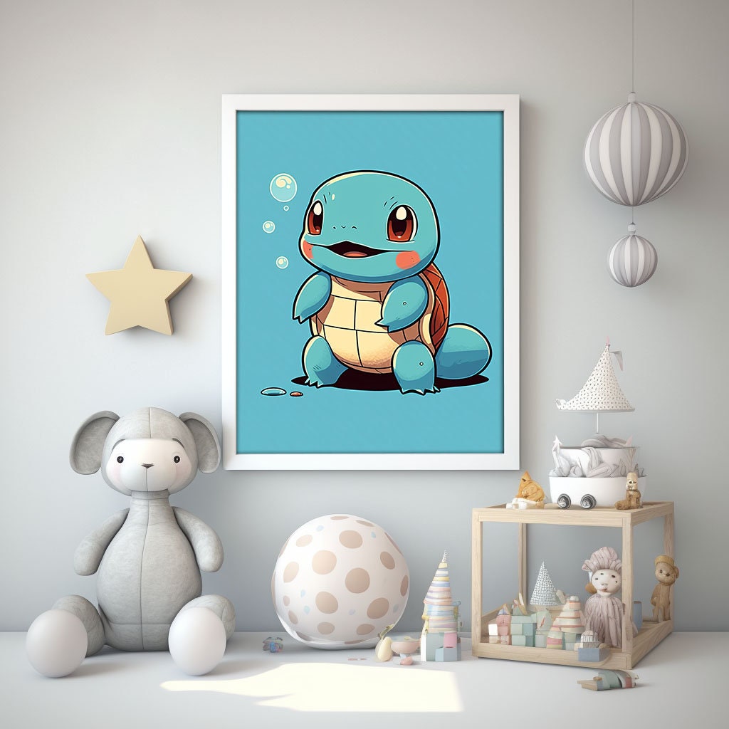 Cartoon Pokemon Poster Set Lovely Pokemons Posters Pikachu - Etsy