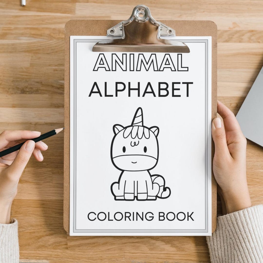 Animal Alphabet Coloring Book for Kids | ABC Learning & Tracing | Fun ...
