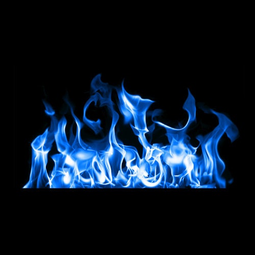 3D Blue Flame Ready to Print DIGITAL Design SVG and PNG - Etsy