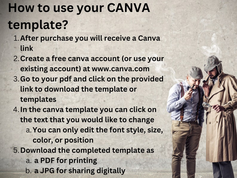 Detective Mystery Escape Room Party Downloadable and - Etsy