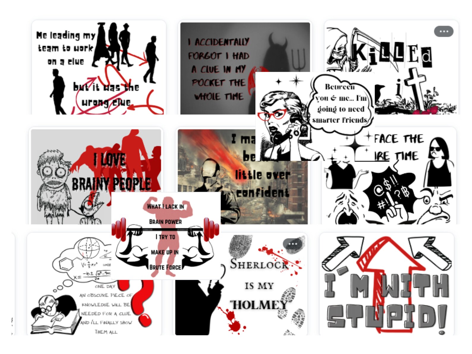 A Set of 25 Printable Escape Room Signs, Photo Props, or Party Decor ...