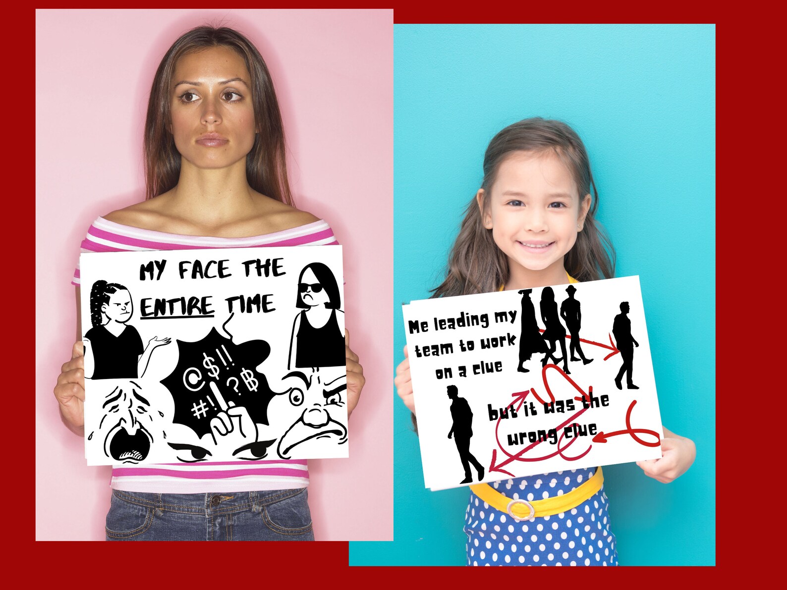 A Set of 25 Printable Escape Room Signs, Photo Props, or Party Decor ...