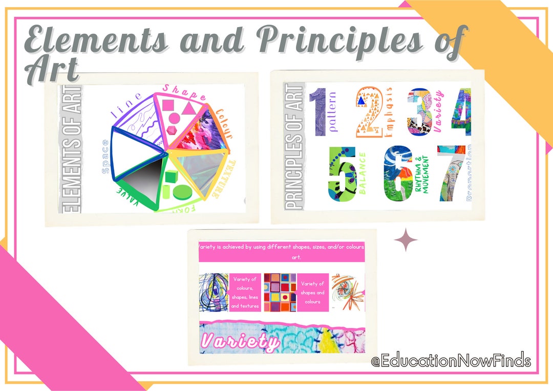 Elements and Principples of Art - Etsy