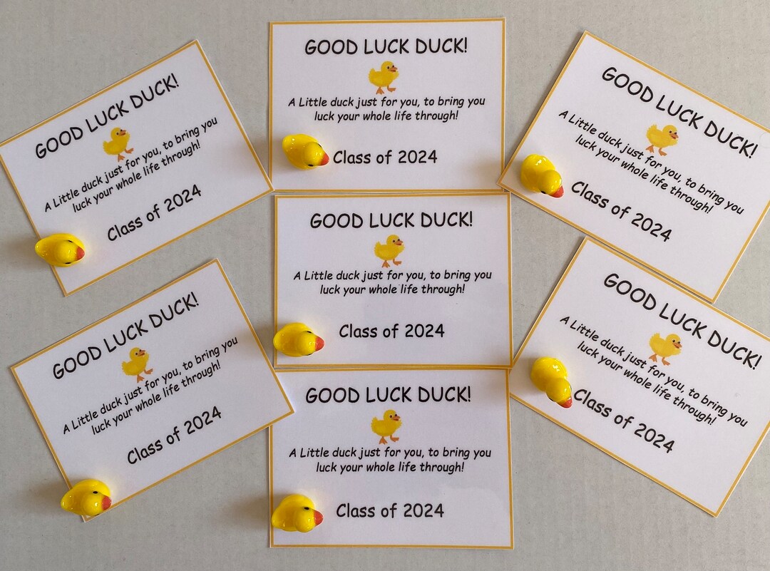 Class of 2024 Good Luck Duck or Just Good Luck Duck Without Class of ...