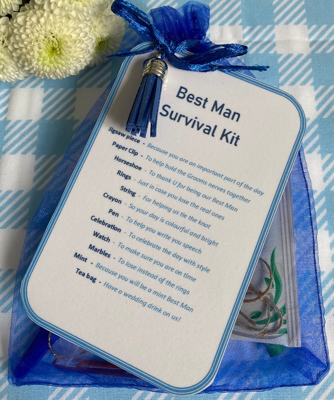 Best Man Survival Kit - Etsy UK