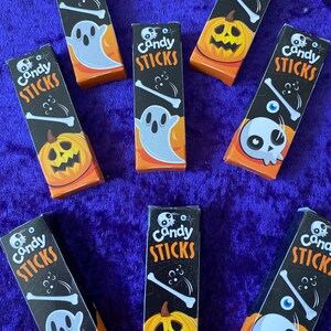 Halloween Popping Candy and Halloween Candy Sticks Ten in Pack - Etsy UK