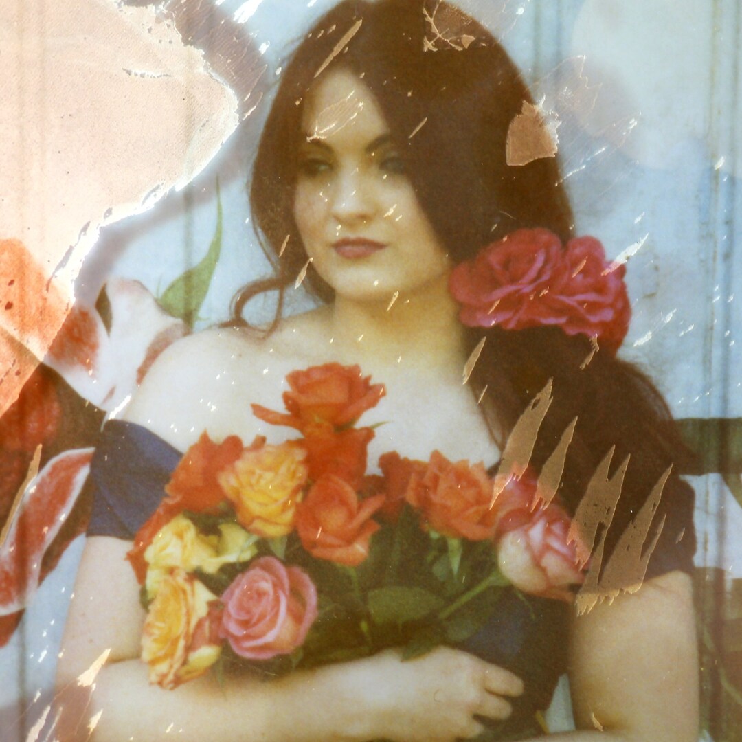 Portrait of Lady With Flowers - Etsy