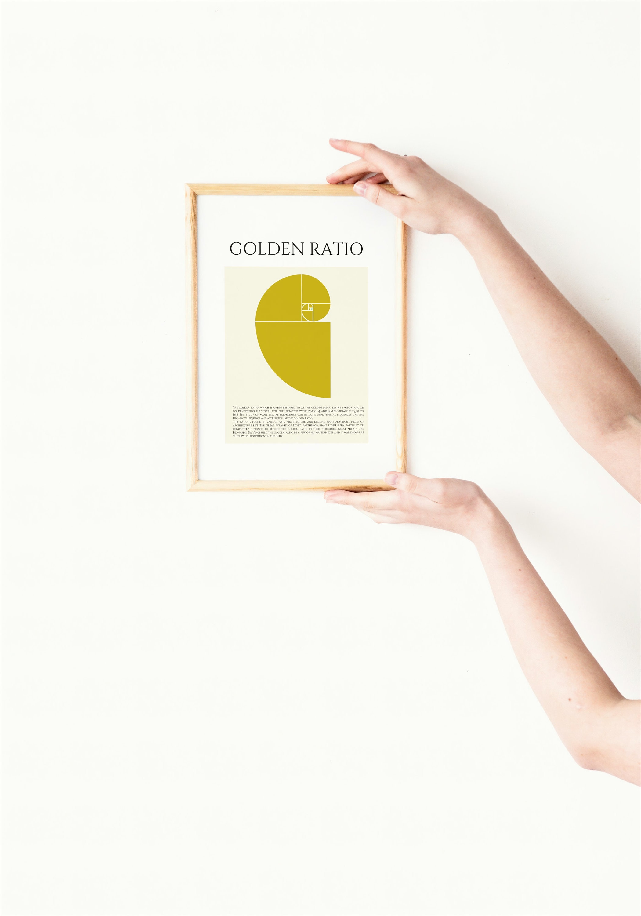 Golden Ratio Poster, Wall Decor for Math Classroom - Etsy