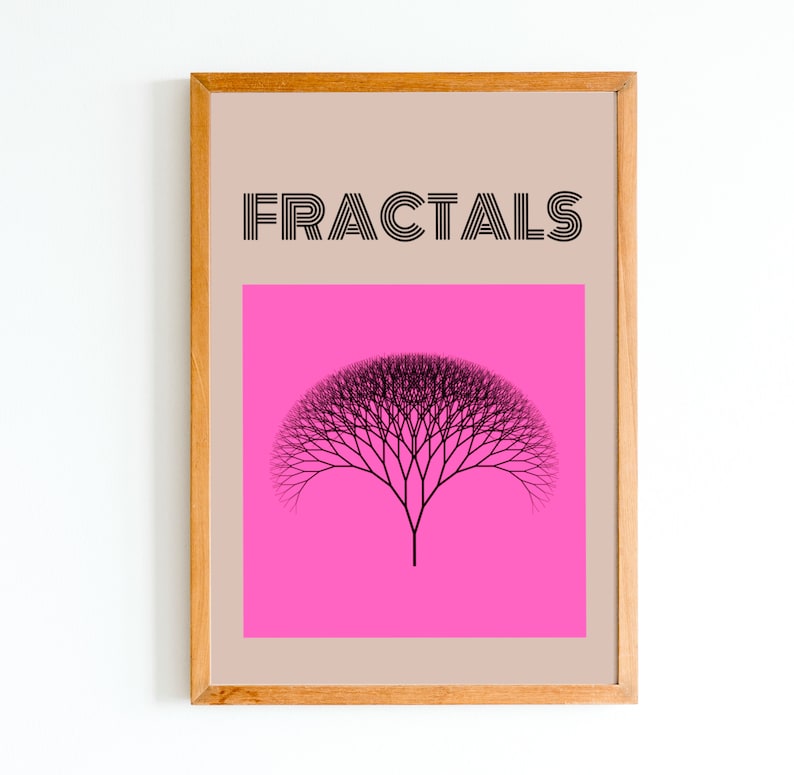 Fractals Math Art Print, Funny Classroom Decor (digital Download) - Etsy