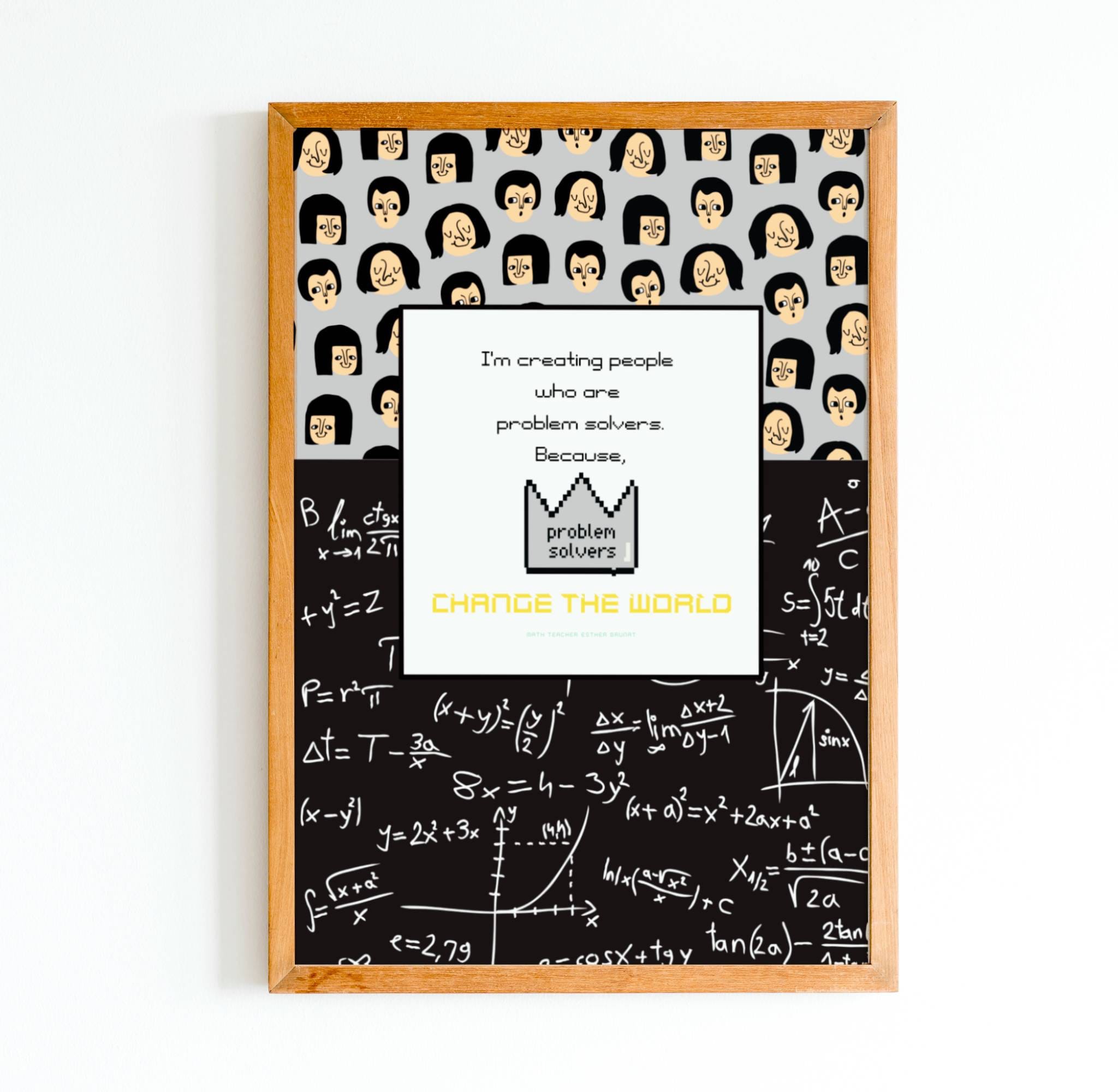 Printable Math Class Poster Mathematics Classroom Wall Decor - Etsy