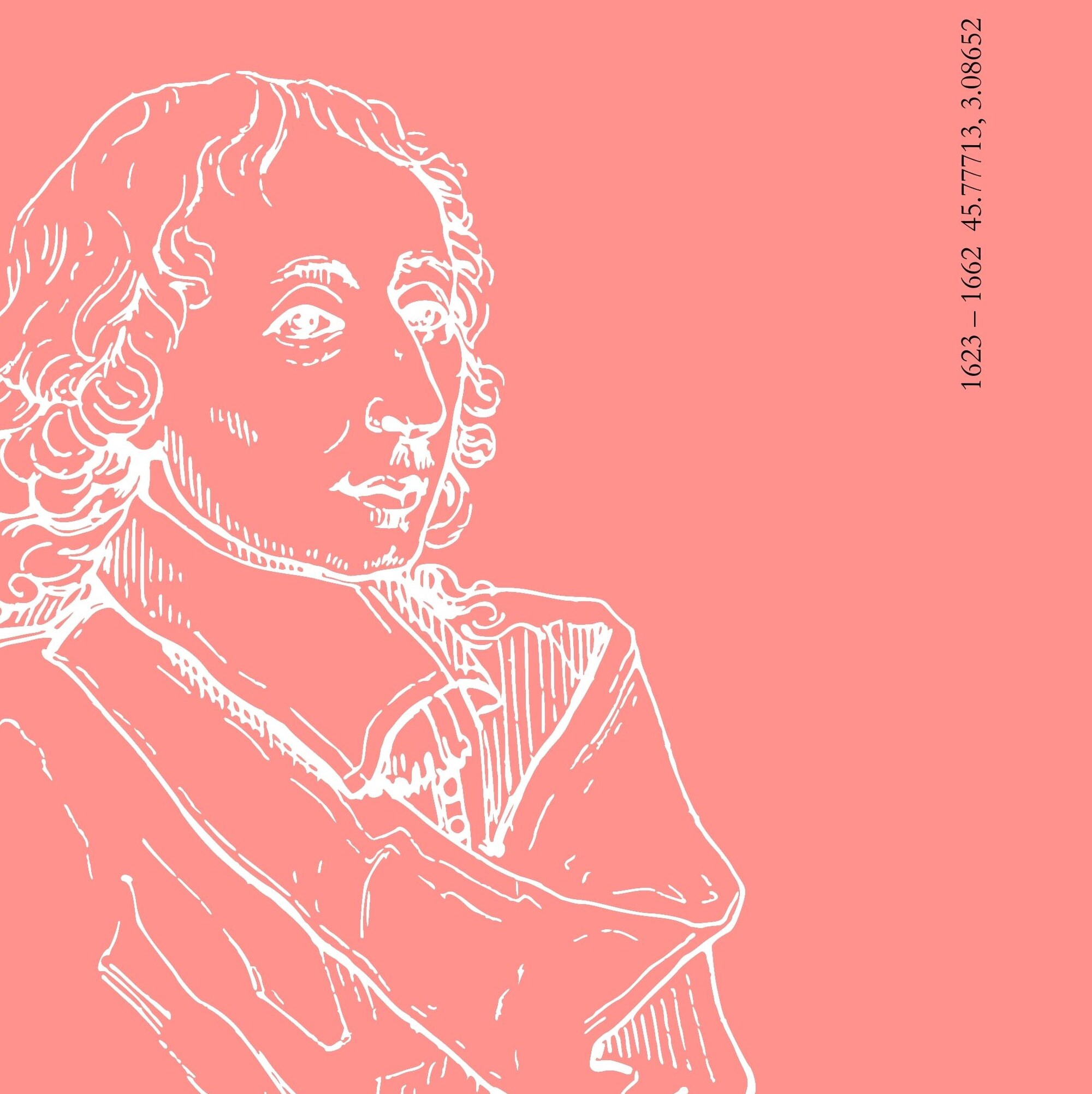 Famous Mathematicians Blaise Pascal Printable Poster, Nerd Gift, Pop ...