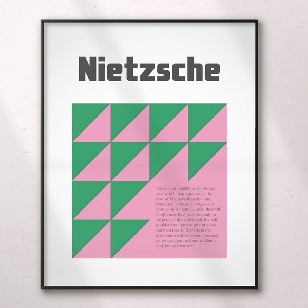Nietzsche Poster - Etsy