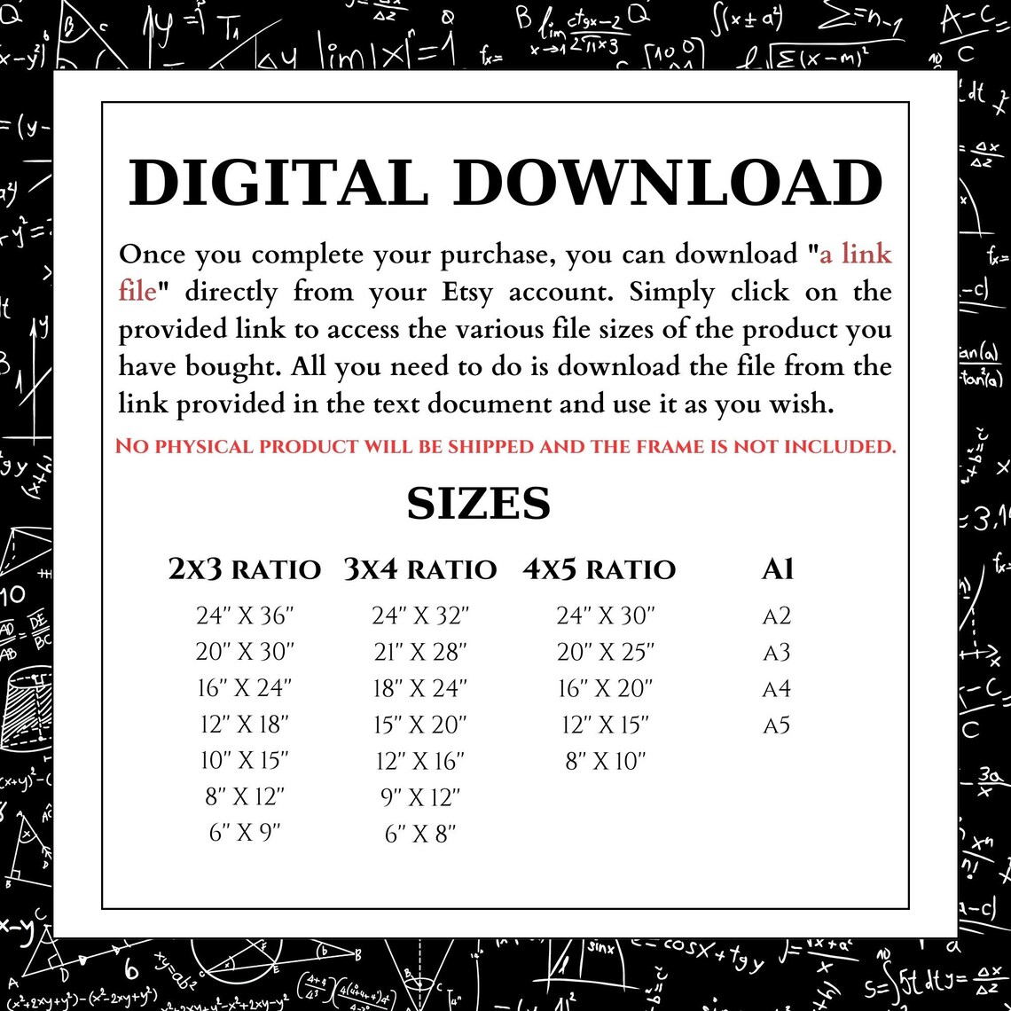 Famous Mathematicians Alan Turing AI Quote Printable Poster, Math Wall ...